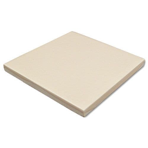 4 inch 102mm square Ivory plain tile