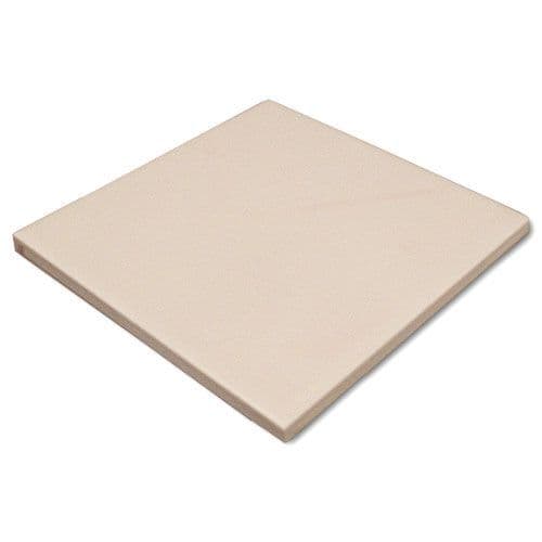 6 inch 152mm square Ivory glazed tile